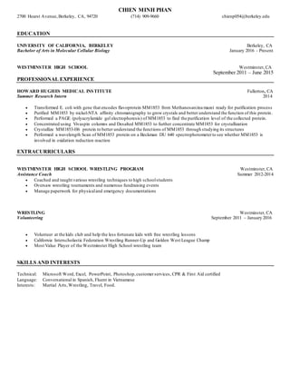 chien resume | DOCX