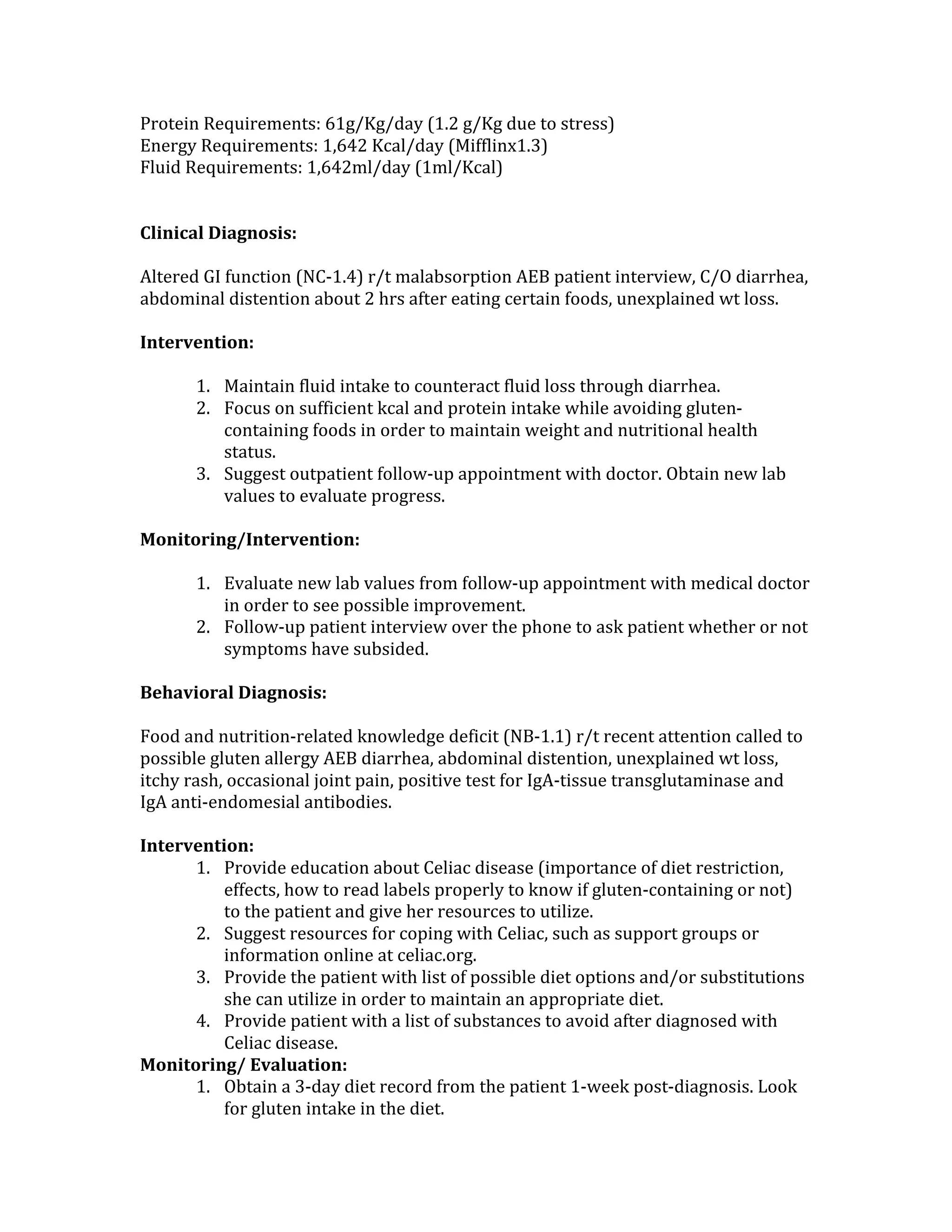 CeliacDiseaseCaseStudy_MNT | PDF