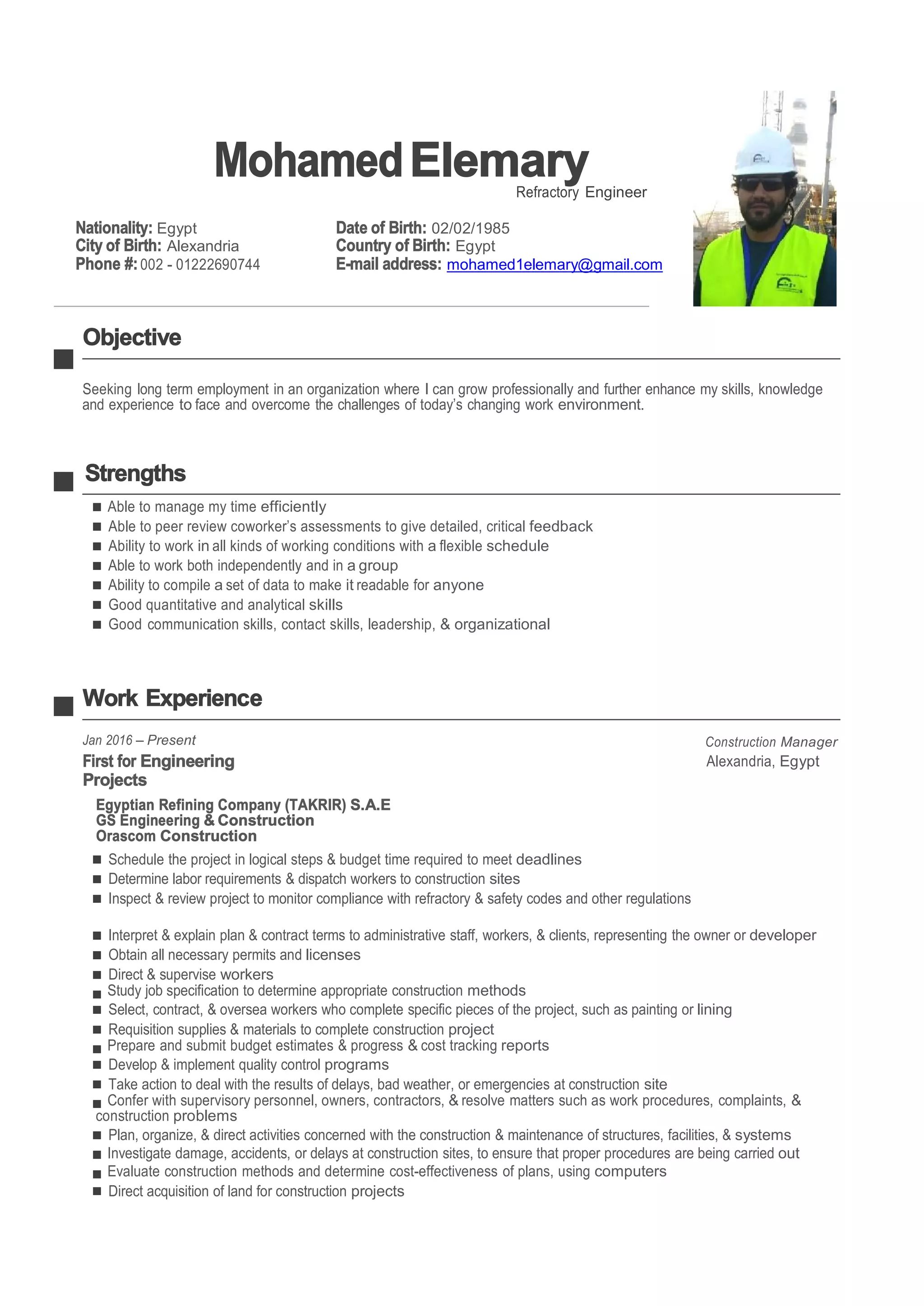 MY CV2 | PDF