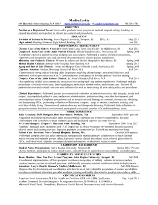 marlisa larkin resume | DOCX