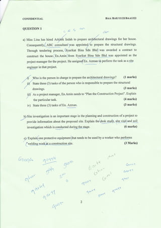 ump exam paper answer - Michael Lawrence