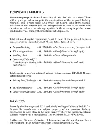 Charm Apparels PLC | PDF