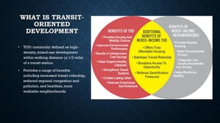 Dallas DART TOD Presentation | PDF | Developmental Sites | Real Estate