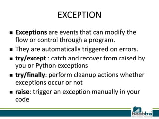 Exception handling | PPTX