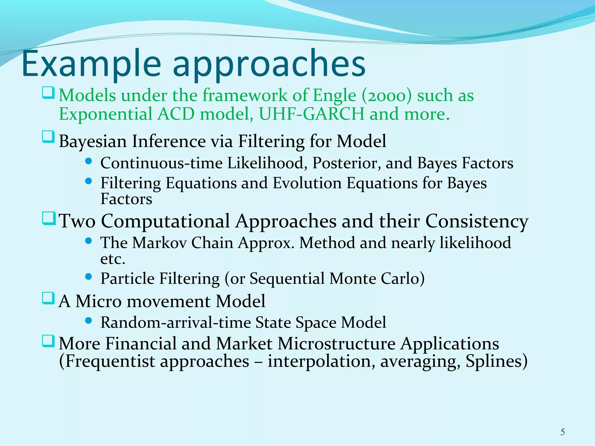 Quantitative Modeling and Trading | PPT