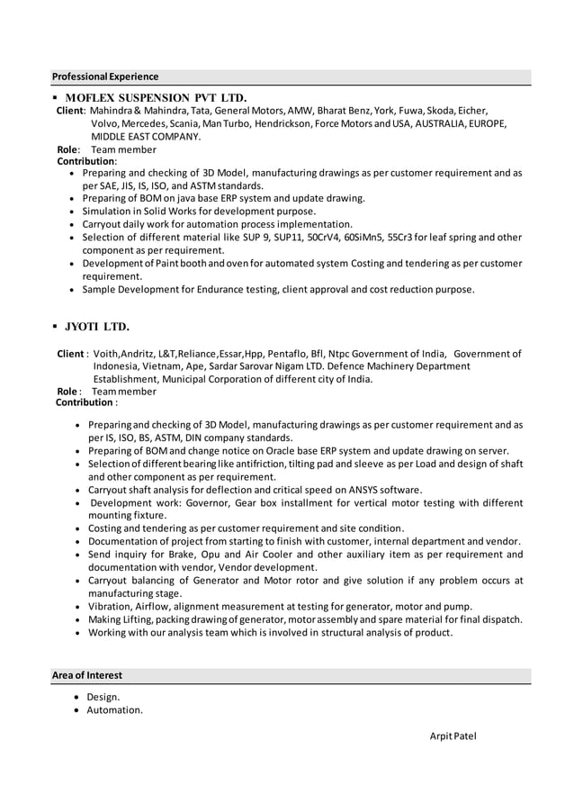 Arpit cv | PDF