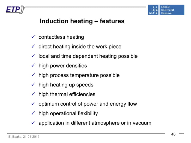 Physical and technical basics of induction heating technologies | PDF