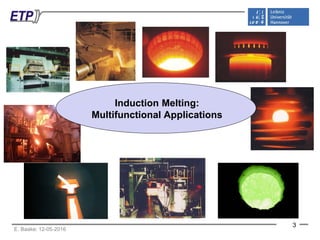 Physical and technical basics of induction melting processes | PDF