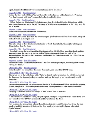 Baal, the rival of jehovah | PDF