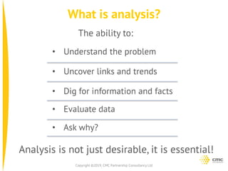 BA and Beyond 19 - Lynda Girvan - Keynote Agile analysis | PDF