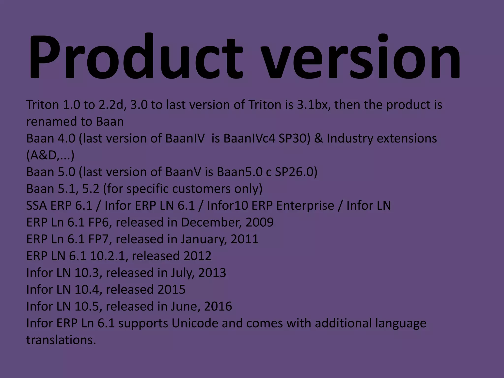 Baan erp(ENTERPRISE RESOURCE PLANNING) PRESENTATION made by priyansh ...