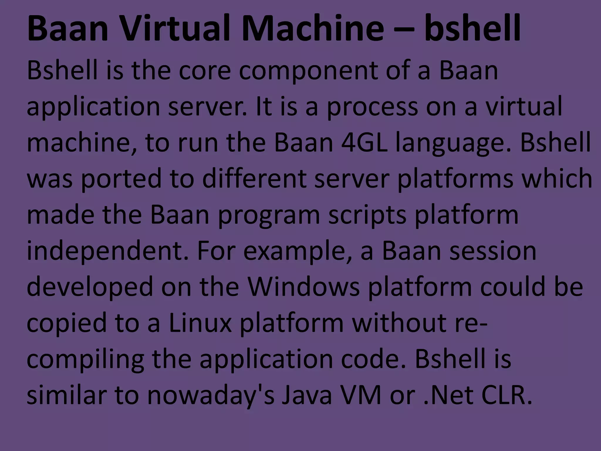Baan erp(ENTERPRISE RESOURCE PLANNING) PRESENTATION made by priyansh ...