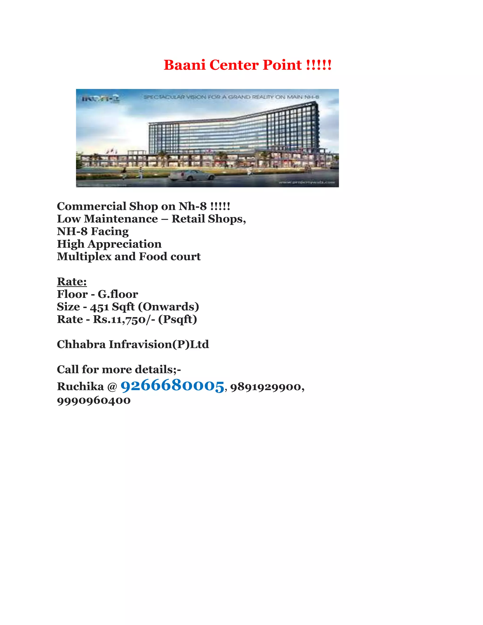 Baani center point slide share 1 | DOCX