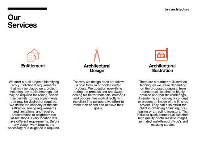 b+a architecture Company Profile | PDF