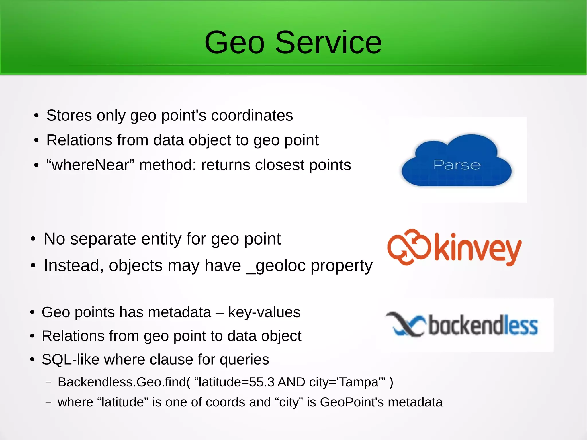 Backend as a Service Comparison | ODP