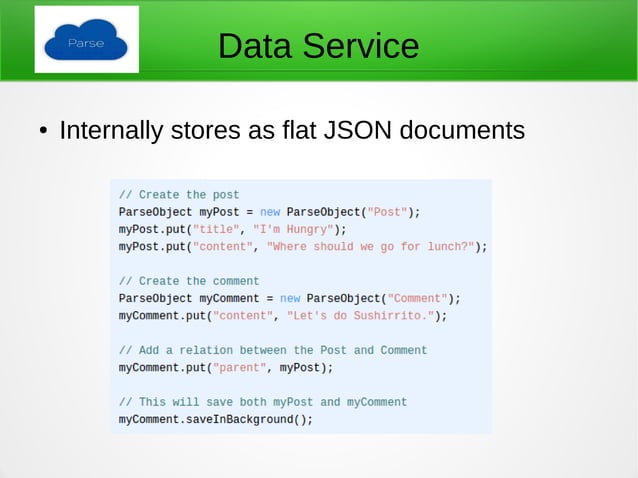 Backend as a Service Comparison | ODP | Databases | Computer Software and Applications