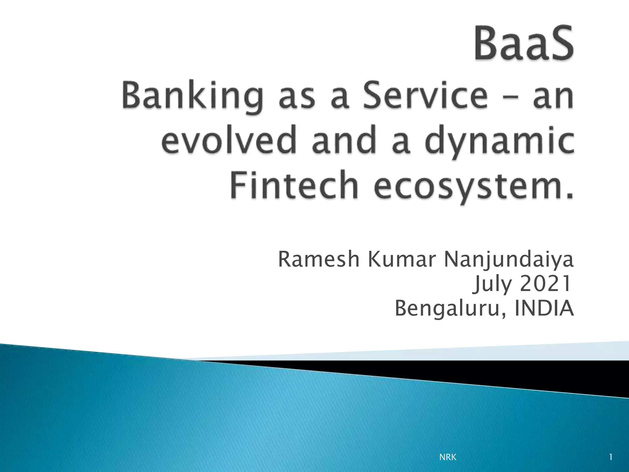 BaaS - Banking as a Service | PPTX
