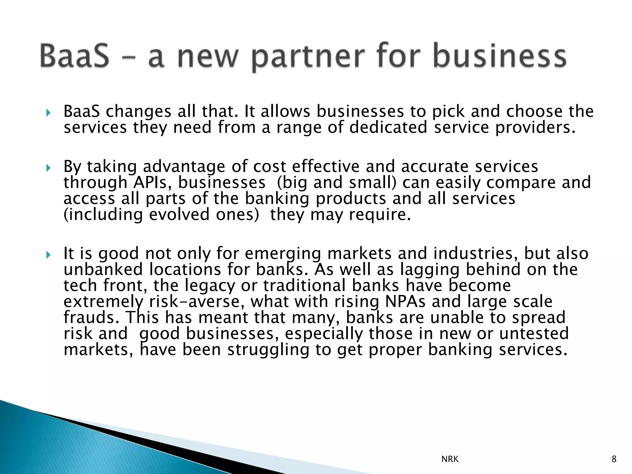 BaaS - Banking as a Service | PPTX