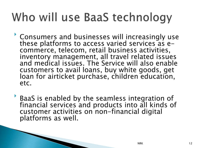 BaaS - Banking as a Service | PPTX | Internet | Computing