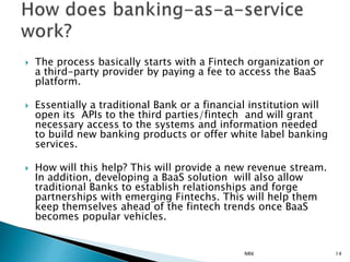 BaaS - Banking as a Service | PPTX