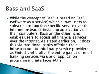 BaaS - Banking as a Service | PPTX