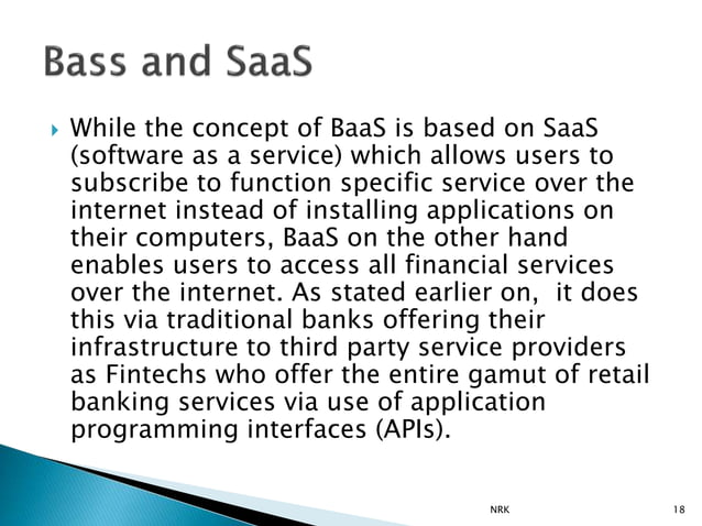 BaaS - Banking as a Service | PPTX | Internet | Computing