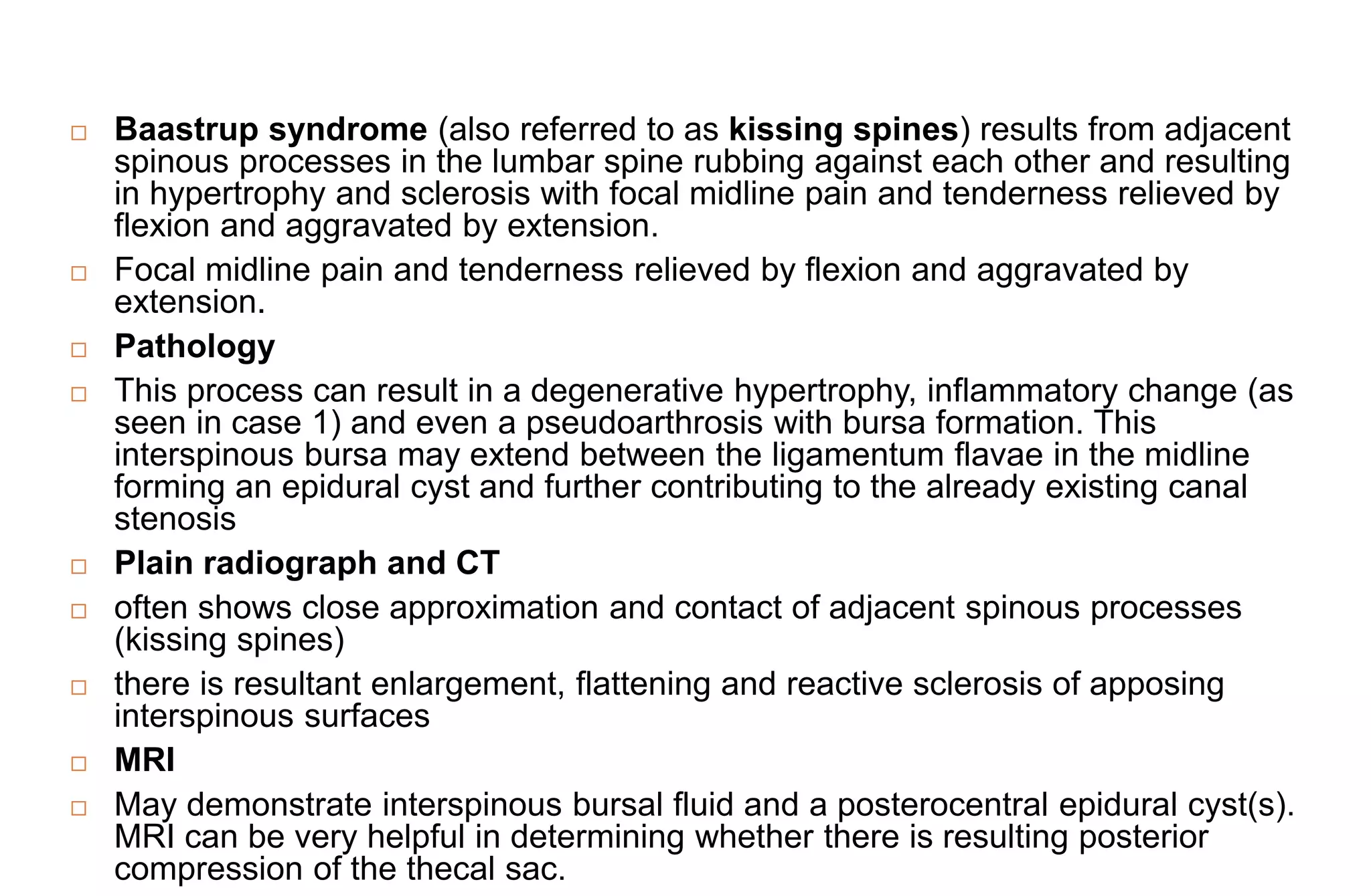 Baastrup’s Disease.pptx