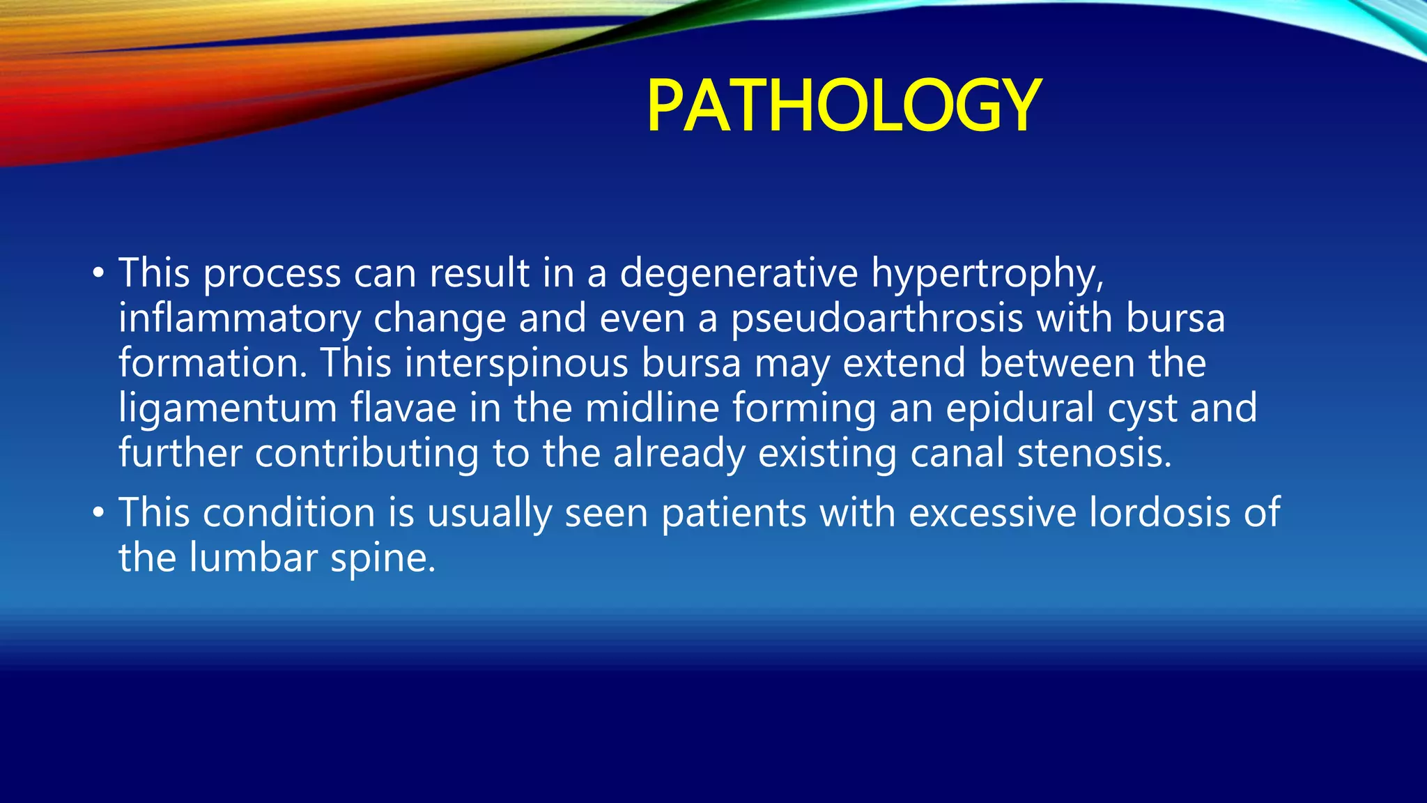 Baastrup syndrome Dr. Muhammad Bin Zulfiqar | PPTX