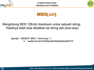 Pernyataan Select (Function) Alur Control dan Perbandingan | PPT