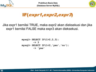 Pernyataan Select (Function) Alur Control dan Perbandingan | PPT
