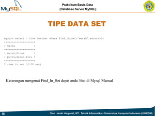 Tipe Data pada MySQL | PDF
