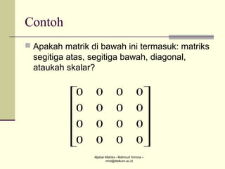 Bab 1-matriks | PPT