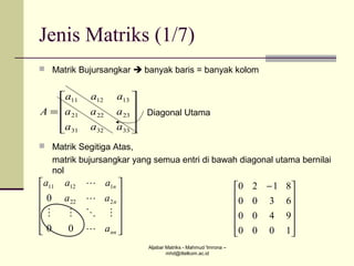 Bab 1-matriks | PPT