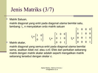 Bab 1-matriks | PPT