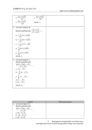 Bab 1-pangkat-akar-dan-logaritma | PDF