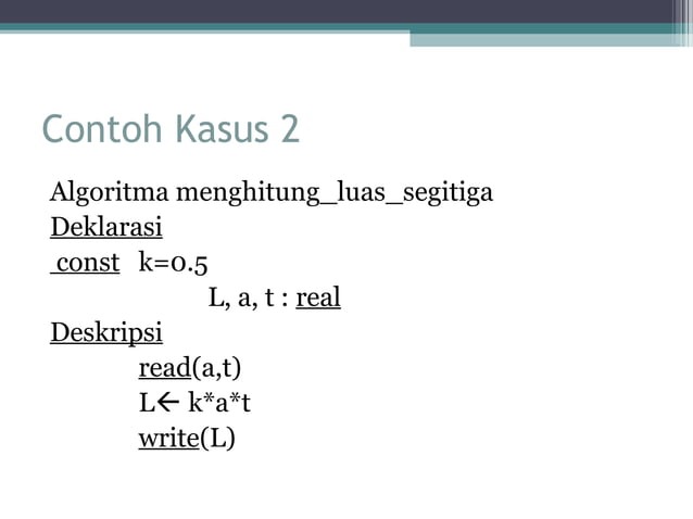 PENGERTIAN ALGORITMA PEMROGRAMAN DAN FLOWCHART | PPT