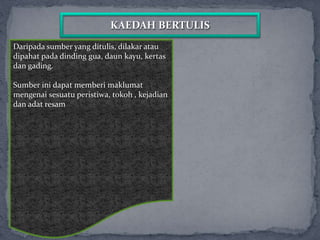 Bab 1 sejarah dan kita | PPT