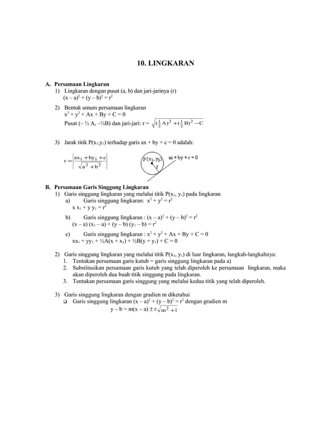 Bab 10-lingkaran | PDF