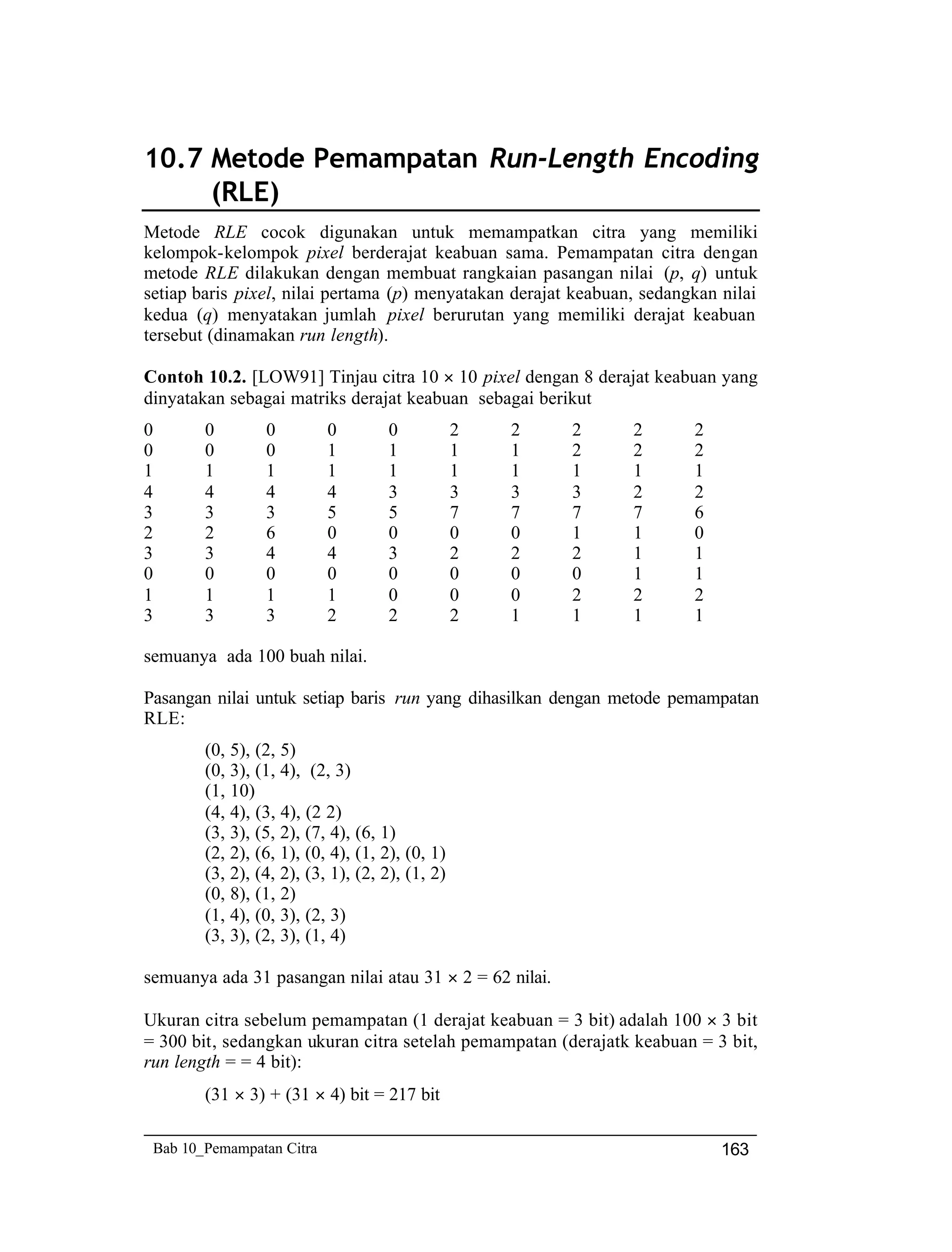 Bab 10 pemampatan citra | PDF