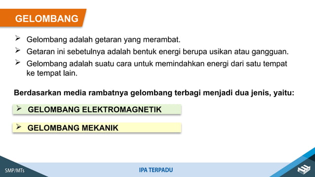 Getaran-Gelombang-Bunyi IPA Kelas 8 Sem.2 | PPTX
