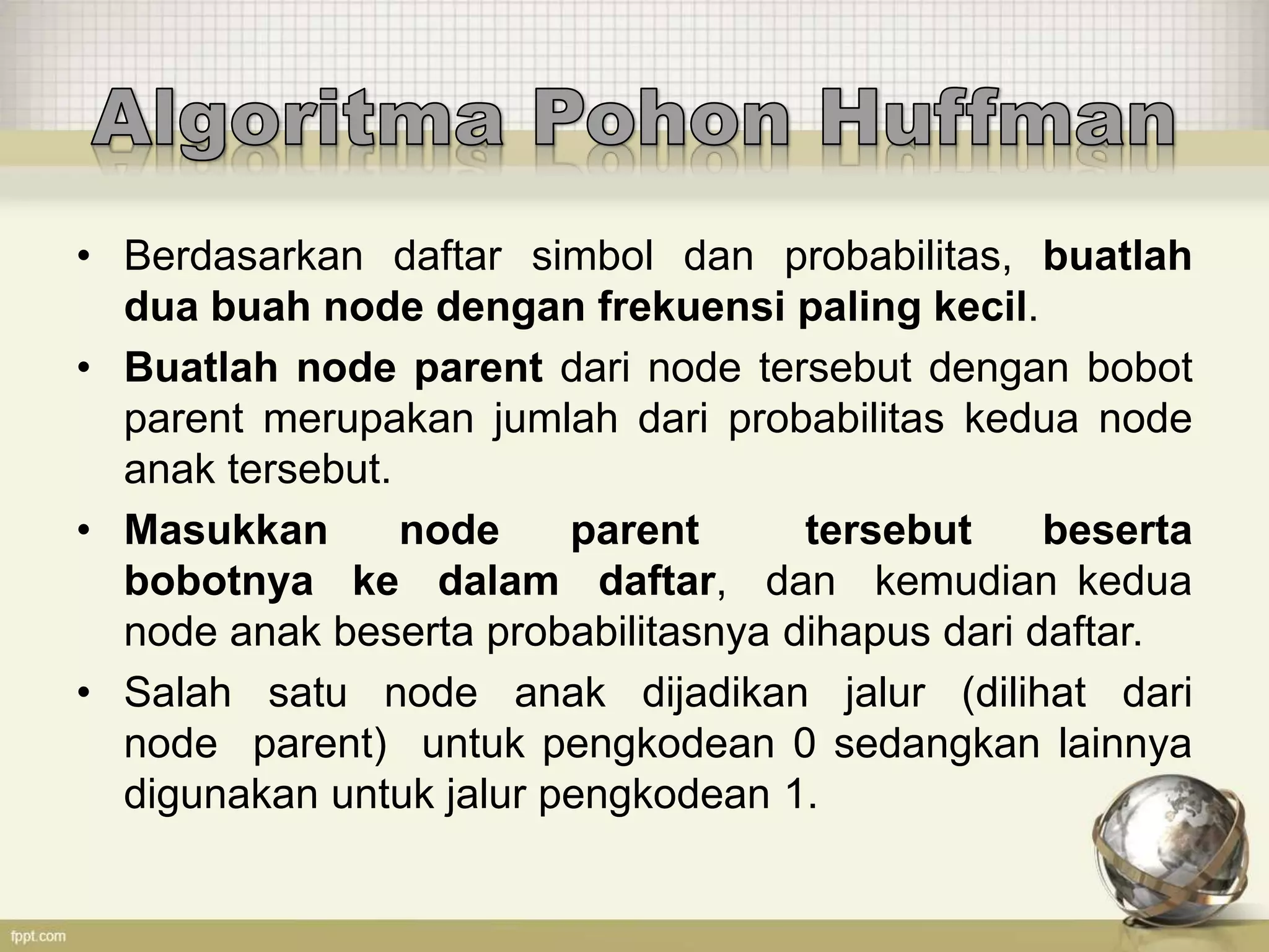 Bab 12-kode-huffman | PPTX