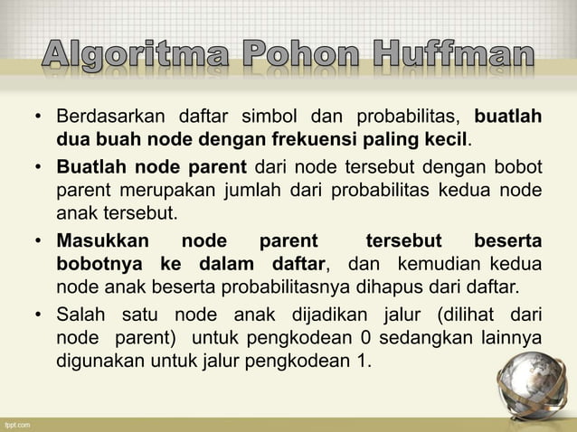 Bab 12-kode-huffman | PPTX