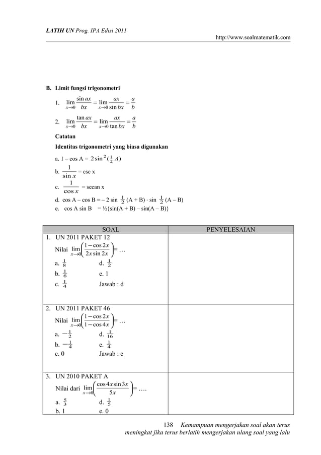 Bab 13-limit-fungsi | PDF