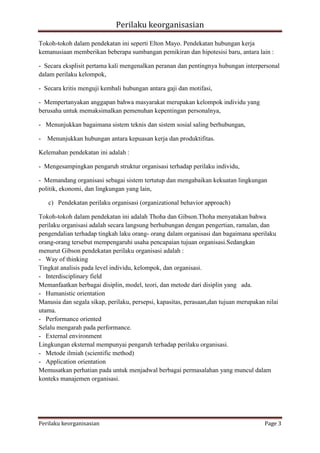 perilaku ke organisasian | DOCX