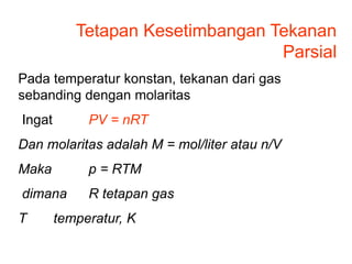 Kesetimbangan Kimia Kimia Fisika Undanaa | PPT