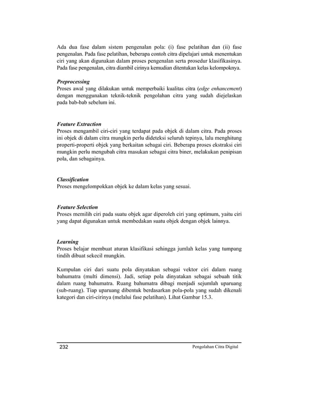 Bab 15 pengenalan pola | PDF