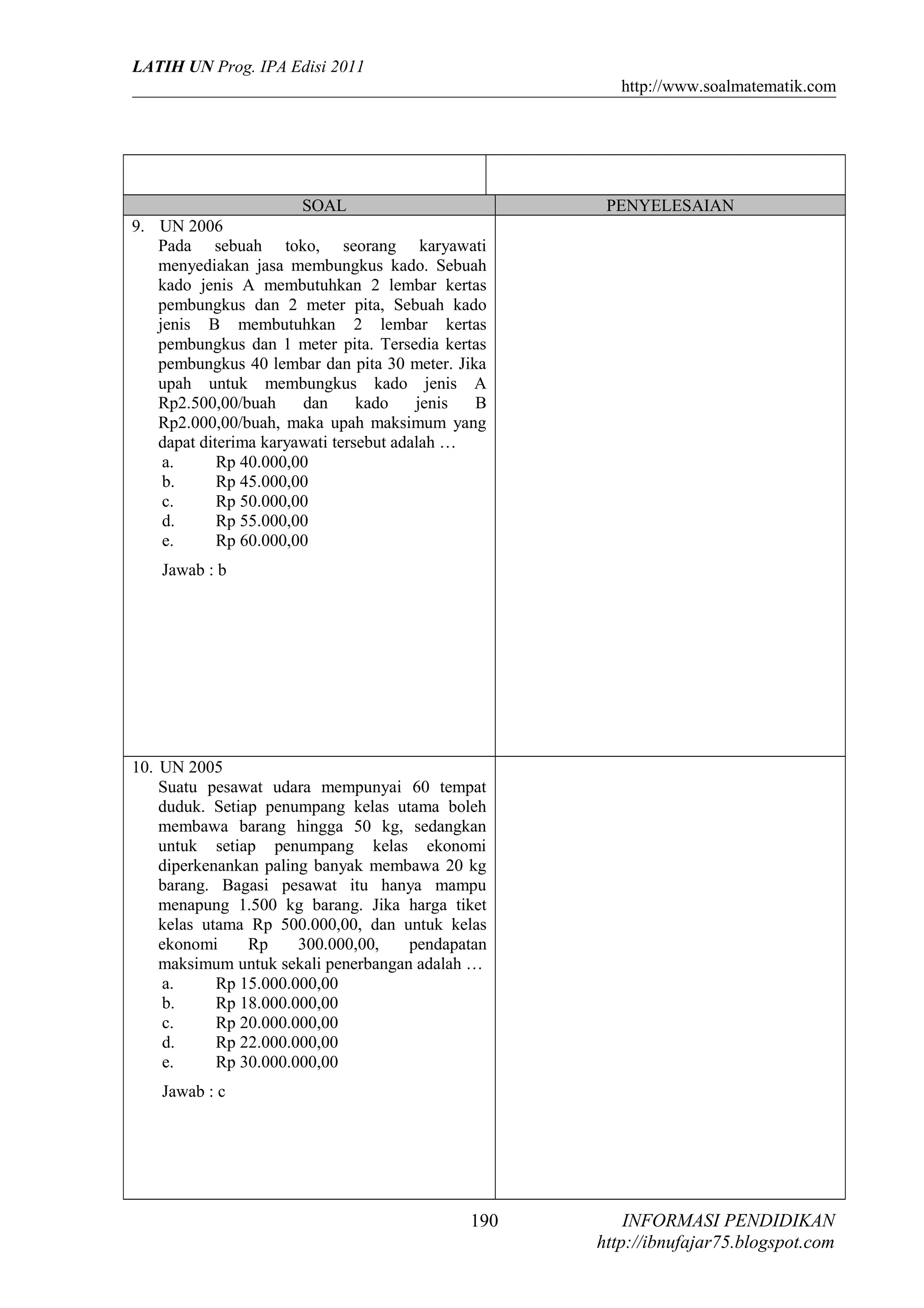 Bab 16-program-linear | PDF
