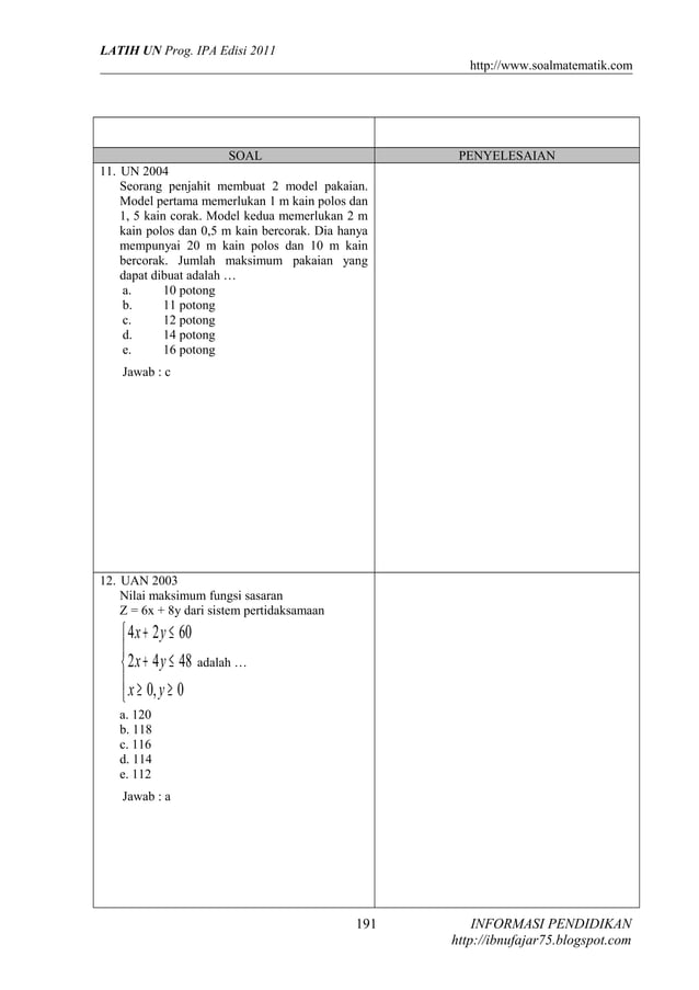 Bab 16-program-linear | PDF