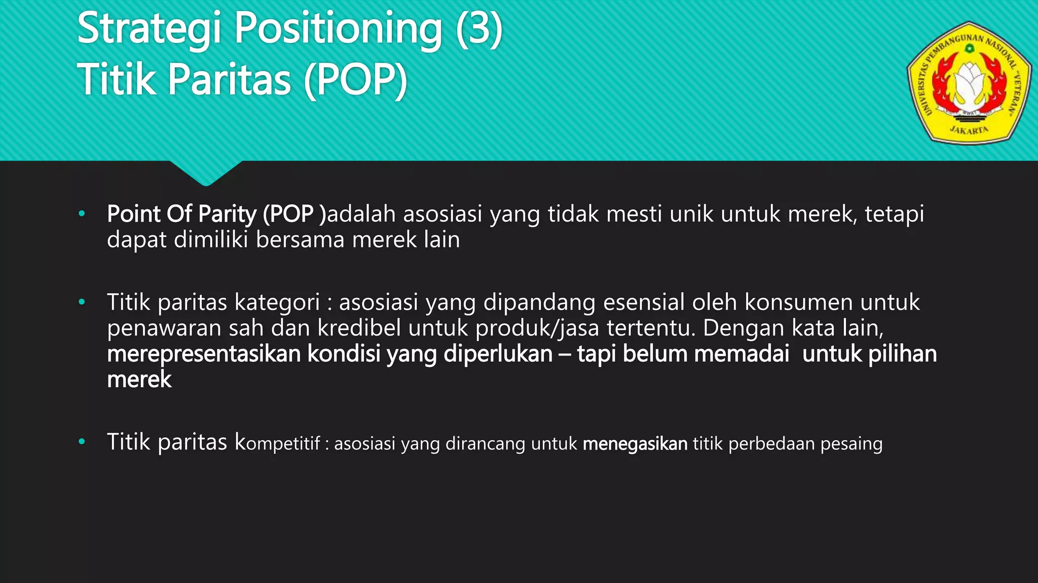 Bab.10 membentuk positioning merek | PPTX