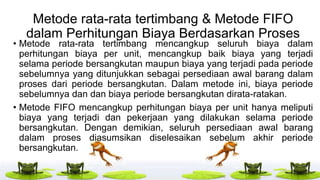 Bab.6 akbi (Perhitungan Biaya Berdasarkan Proses) | PPTX